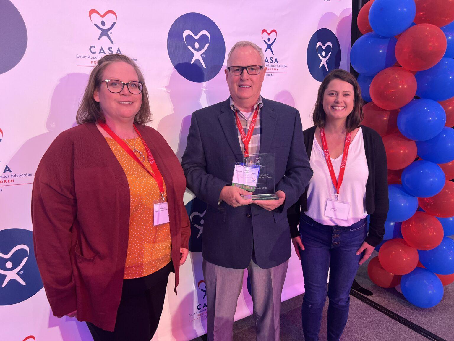 Lima area veteran named 2023 CASA Volunteer of the Year - Ohio CASA